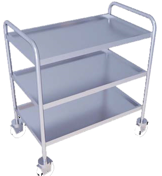 SERVICE TROLLEY WITH ANGEL AND CASTER WITH BRAKES – natfur